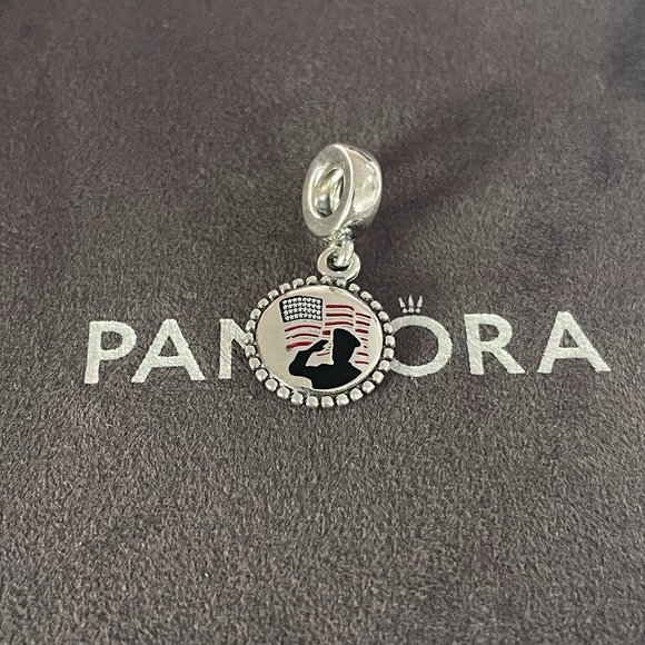 Pandora | Jewelry | Pandora American Police Charm | Poshmark